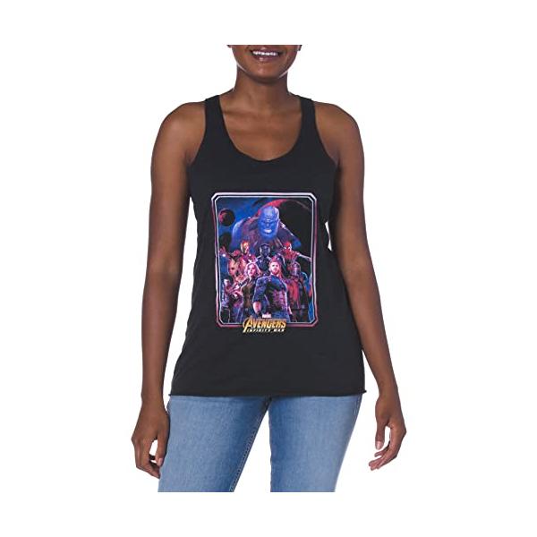 Tシャツ キャラクター ファッション トップス 海外モデル MARL0265-60077010 Marvel Women’s Junior Women's Marvel Avengers Infinity Wars Tanks Shirt,...