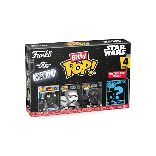ファンコ FUNKO フィギュア 人形 アメリカ直輸入 ボブルヘッド BOBBLEHEAD ポップカルチャー 71514 Funko Bitty POP! Star Wars - Darth Vader, 4-Pack - Darth Va...