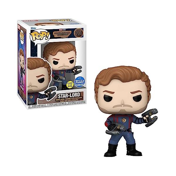 ファンコ FUNKO フィギュア 人形 アメリカ直輸入 ボブルヘッド BOBBLEHEAD ポップカルチャー 73641 Funko POP Vinyl Marvel: GOTG3 - Star-Lord -Bobblehead, Glow...