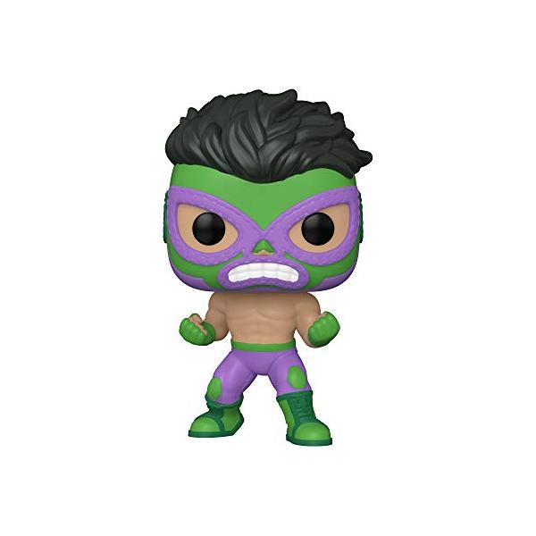 ファンコ FUNKO フィギュア 人形 アメリカ直輸入 ボブルヘッド BOBBLEHEAD ポップカルチャー 53870 Funko POP Marvel: Luchadores - Hulk, Multicolor, One Size海外...
