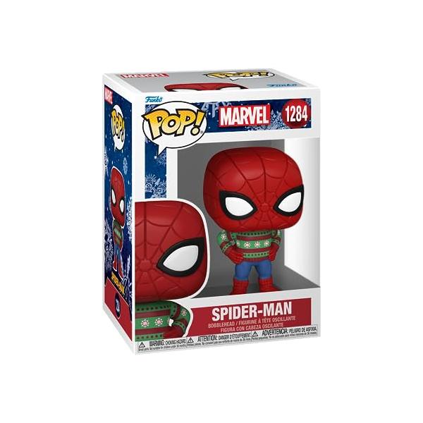 ファンコ FUNKO フィギュア 人形 アメリカ直輸入 ボブルヘッド BOBBLEHEAD ポップカルチャー 72190 Funko POP! Marvel: Holiday - Spider-Man - (SWTR) - Marvel C...