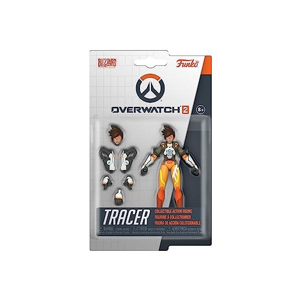 ファンコ FUNKO フィギュア 人形 アメリカ直輸入 ボブルヘッド BOBBLEHEAD ポップカルチャー 61546 Funko Action Figure: Overwatch 2 - Tracer 3.75'' - Collecta...