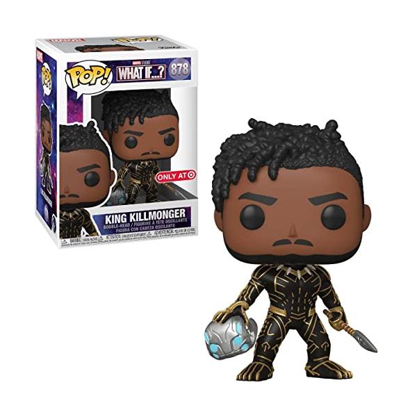 ファンコ FUNKO フィギュア 人形 アメリカ直輸入 ボブルヘッド BOBBLEHEAD ポップカルチャー FUN56264 Funko POP! Marvel: What If...? - King Killmonger (Exclus...