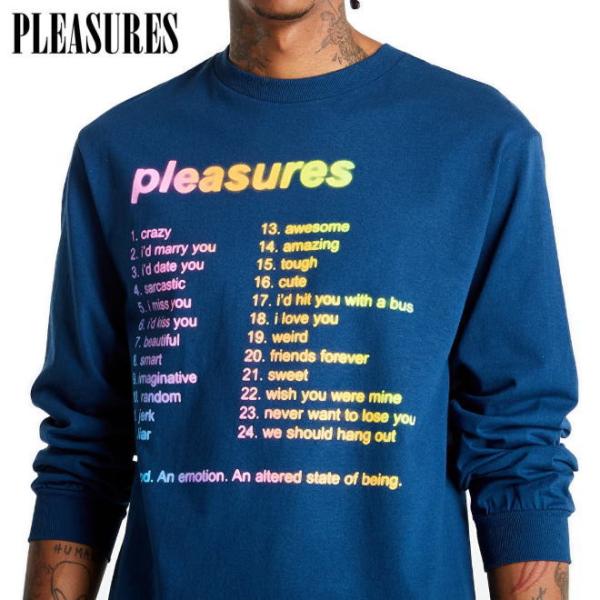 ●新品/正規インポート商品●ＵＳ買い付け●PLEASURES プレジャーズ●MODEL/MOOD LONG SLEEVE T-SHIRT●品番/P21F037●MADE IN MEXICO / PRINTED IN USA●100％ COT...