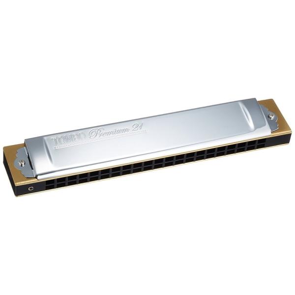 トンボ・プレミアム21　３５２１　は、新しいコンセプトのもとに開発された、樹脂製複音ハーモニカです。樹脂製本体ながら、いわゆる「樹脂の音色」ではなく、出来る限り木製本体の持つ良質な音色を維持することを念頭に開発いたしました。また樹脂の特徴で...