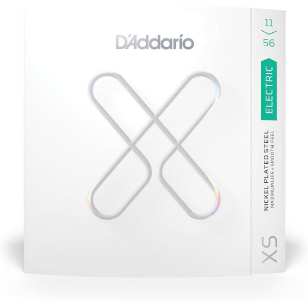 XS Nickel strings have the longest life of any D’Addario electric string, plus a smooth, fast feel, thanks to the ultra-...