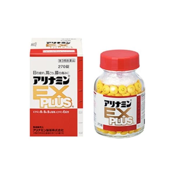 ●アリナミンEXプラスは、「タケダ」が開発したビタミンB1誘導体 フルスルチアミン、ビタミンB6、ビタミンB12を配合し、「目の疲れ」「肩こり」「腰の痛み」などのツライ症状にすぐれた効果をあらわします。●補酵素(コエンザイムA)となってエネ...