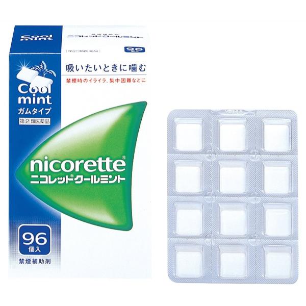 【指定第2類医薬品をご購入のお客様へ】指定第2類医薬品について使用上の注意（禁忌）を必ずご確認ください。詳しくは、販売登録者にお尋ね下さい。●ニコレットクールミントはタバコをやめたいと望む人のための医薬品で，禁煙時のイライラ・集中困難などの...