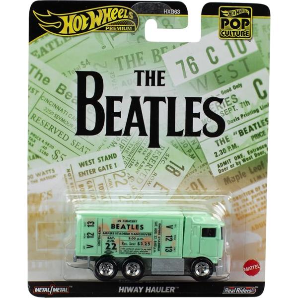 HotWheels PREMIUM POP CULTURETHE BEATLES HIWAY HAULERメーカー：マテル※塗装等、製品の個体差がある場合がございますので、ご了承ください。