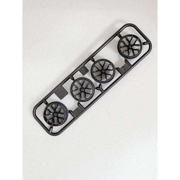 中径Yスポークローハイトホイール ダークシルバーです。※パーツ単品の為、パッケージ等は、ございません。