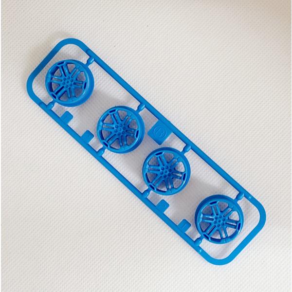 12本スポークホイール ライトブルーです。※パーツ単品の為、パッケージ等は、ございません。