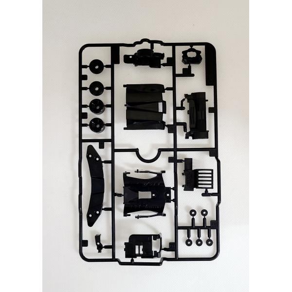タミヤ FM-Aシャーシ Aパーツ（黒）です。※商品の性質上、ローラー等の一部パーツがランナーから外れている場合がございます。予めご了承ください。(C) TAMIYA
