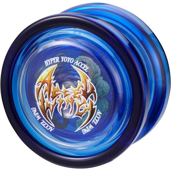 『HYPER YOYO ACCEL』より、「アクセルウィング」が登場！「アクセルウィング」はストリングを引っかける溝幅が広く、「エレベーター」や「ムーンサルト」、「ブレイン・ツイスター」のようなストリングトリックがやりやすい機種です。「アク...