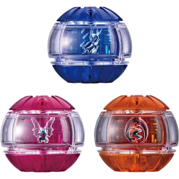 『仮面ライダーゼッツ』より、「DXライダーカプセムセット01」が登場！「ストリームカプセム」「ウイングカプセム」「トランスフォームカプセム」のセット商品です。別売りの「変身ベルトDXゼッツドライバー」にセットすることでフォームチェンジ遊びや...