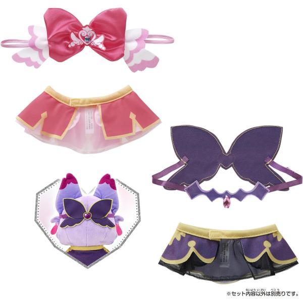 『名探偵プリキュア！』より、「ポチタン&amp;マシュタンおきがえセット」が登場！別売りの「おでかけしよ♪お世話して、かわいがって?おしゃべりポチタン」と、「占って?おしゃれだいすきマシュタン」に着せられる、キュアミスティック＆キュアアルカ...