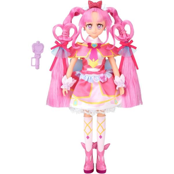 『名探偵プリキュア！』より、「プリキュアスタイル キュアミスティック」が登場！お洋服、ヘアアクセサリー、靴を身に着けたプリキュアスタイル キュアミスティックです。腰にはジュエルキュアウォッチキャリーがついており、付属のプリキットミラールーペ...