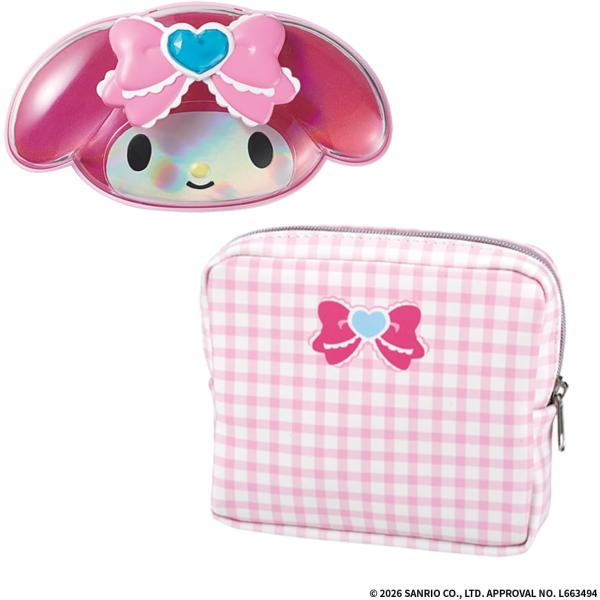 【発売日：2026年04月25日】キャラクターのお顔がモチーフのコスメパレットリップ/アイカラー/チークが入ったパレットです。キャラクターパーツを回して、3種のコスメでメイクアップできます♪パレットセットには、オリジナルのイラストデザインの...