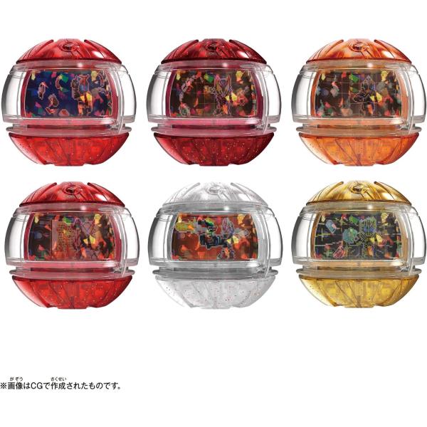 レジェンドライダーカプセムがキラキラ仕様になって全6種のランダムボックスで登場！別売りのゼッツドライバーと連動させることでそれぞれのカプセムに応じたLEDの発光演出が発動し、オリジナル音声遊びが楽しめます。［セット内容］・ライダーカプセム…...