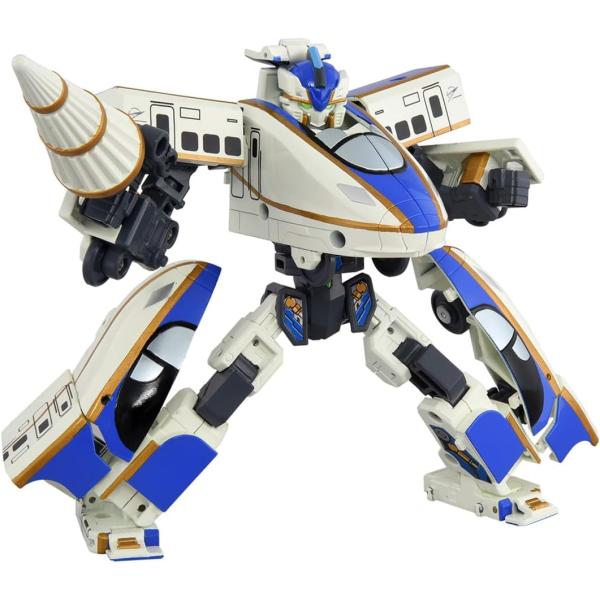 【発売日：2026年04月18日】テレビアニメ「新幹線変形ロボ シンカリオン」から「シンカリオン E7かがやき」が、SGXシリーズに登場!■シンカリオンに変形!2両編成の新幹線からロボットに変形!■カッコイイ! ポージングが可能!進化した可...