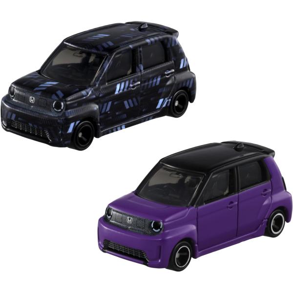【発売日：2026年06月20日】トミカ No.19 ホンダSuper-ONE 2カラー(通常カラー+初回特別カラー)の2台セットです。<アクション>サスペンション(C) TOMY