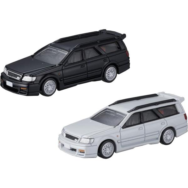 【発売日：2026年03月21日】トミカプレミアム No.50 日産 ステージア 2カラー(通常カラー+発売記念仕様カラー)の2台セットです。(C) TOMY
