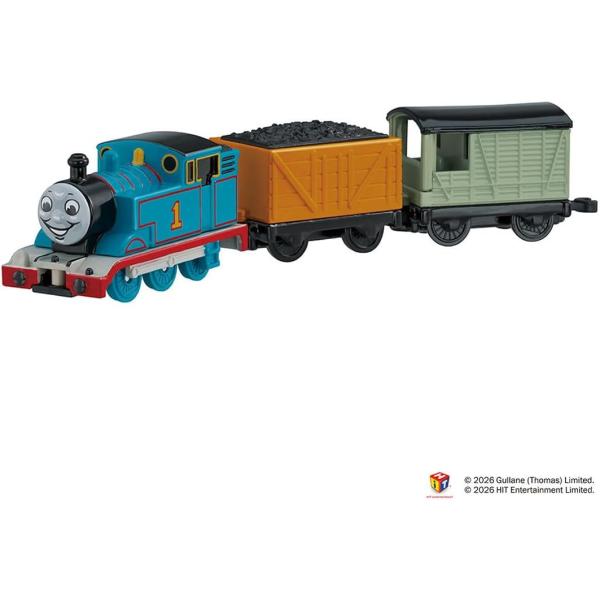 【発売日：2026年03月21日】きかんしゃトーマス原作出版80周年を記念して、原作絵本をイメージしたトーマスがトーマストミカに登場！原作絵本をイメージしたトーマストミカです。トーマスの顔、車体のカラーリング、貨車も絵本仕様の特別なカラーリ...