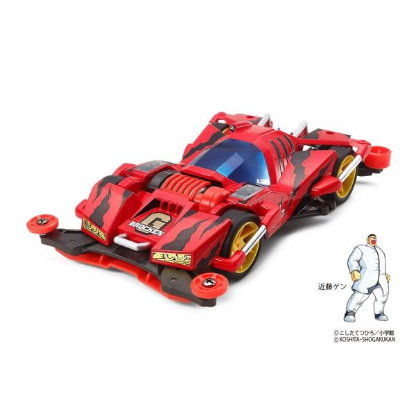 ブロッケンギガントがフロントモーターレイアウトの高性能シャーシ、FM-Aを採用したプレミアム仕様で登場です。個性的なボディはレッドのABS樹脂製。シャーシ本体はメタリックグレイのABS樹脂、ローラーなどのAパーツはレッドの低摩擦樹脂製。イエ...