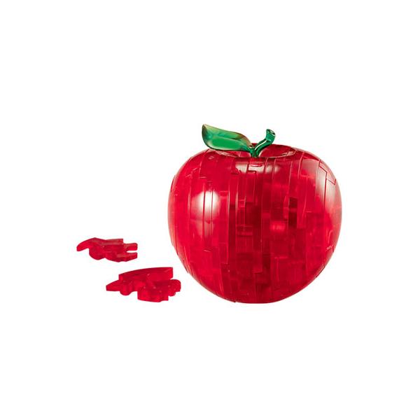 クリスタルパズルこのパズルは透明ピースをくみ上げる立体ジグソーパズルです。完成すると、クリスタルのように美しく輝くインテリアとして楽しめます。甘く香るような、赤くきらめくアップルが出来上がります。メーカー：ビバリー