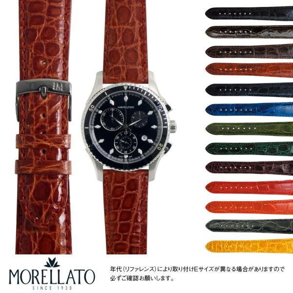 ＜商品説明＞中南米産カイマンワニのわき腹の皮革を使用したモデル。カイマンクロコ時計バンドの中で最も一般的なタイプです。偶数サイズが基本のモレラートの中で数少ない19mmを有するモデルで、最も人気のあるものの一つです。＜カラー＞ブラック(黒)...