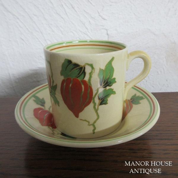 1129sc  イギリス Royal Doulton ロイヤルドルトン GEM カップ&amp;ソーサー デミタスカップ エスプレッソ 1930年頃 アンティーク 英国製 tablewareイギリスより入荷致しましたアンティーク雑貨　英国製...