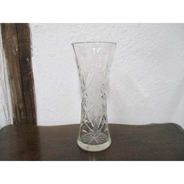 1193f ガラス製 フラワーベース 花瓶 花器  置き物 飾り イギリス 英国 インテリア雑貨 glassイギリスより入荷致しましたインテリア雑貨　ガラス製フラワーベースです。ガラス製フラワーベース1点の出品となります。素敵なデザインのお...