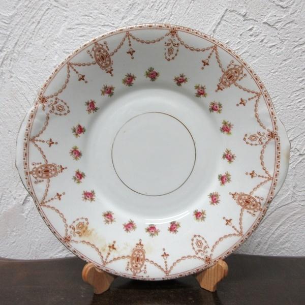 1239sa イギリス アンティーク Shore and Coggins BBプレート ブレッド＆バタープレート 皿 ディスプレイ 英国製 plateサイズ　244*230　※若干の誤差はご容赦下さい。イギリスより入荷致しましアンティーク雑...