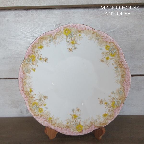 1424sc  イギリス製 Wileman &amp; Co ワイルマン アンティーク 1896年 フレアプレート 盛皿 お皿 英国 plateイギリスより入荷致しましたアンティーク雑貨　イギリス製 Wileman &amp; Co(ワイル...