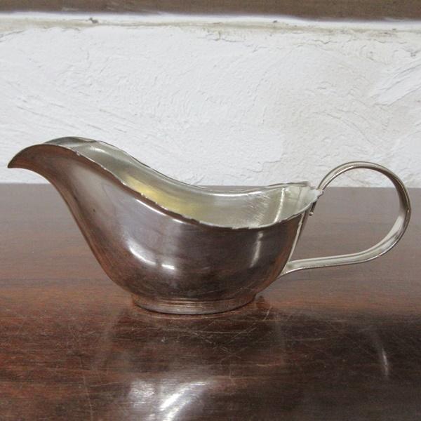 1465sb  イギリス製 シルバープレート デヴィッドマッピン シェフィールド ソースボート ミルクジャグ ヴィンテージ雑貨  tablewareイギリスより入荷致しましたヴィンテージ雑貨　英国シェフィールド製シルバープレートソースボート...