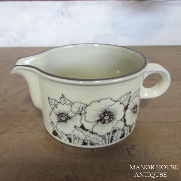 1492sc イギリス製 Hornsea ホーンジー コーンローズ CORNROSE ミルクジャグ クリーマー  茶器 ヴィンテージ 英国  tablewareサイズ　W:165   D:109   H:76　※若干の誤差はご容赦下さい。イ...