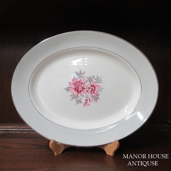 1976sb  イギリス製 Pountney and Co Ltd ブリストル陶器 オーバルプレート 大皿 盛皿 プレート ヴィンテージ雑貨 英国 plateイギリスより入荷致しましたヴィンテージ雑貨　イギリス Pountney and C...