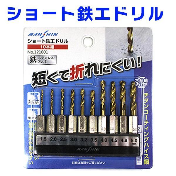 ■商品特徴・ショートサイズだから折れにくい。・ブレにくく、位置決めしやすいので加工箇所が見やすい。・しっかり喰い付くクロスシンニング加工。(クロスシンニング加工を施したドリルは3.0mm以上です)■仕様材質：チタンコーティングハイス鋼(ドリ...