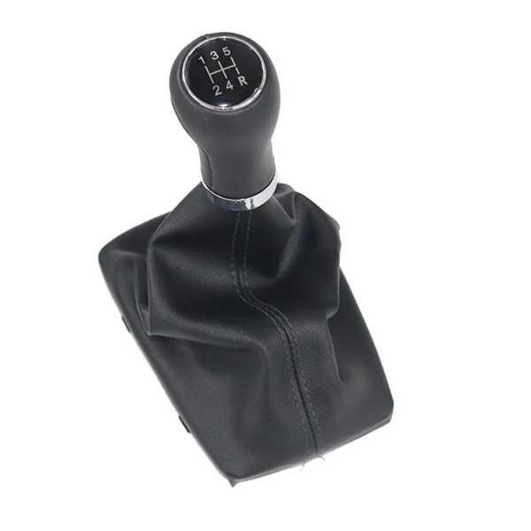 Car Model: for AUDI A4 8E B6 B7 2000 2001 2002 2003 2004 2005 2006 2007 2008Color: BlackKnob: Leather Gear knobCaps: 5sp...