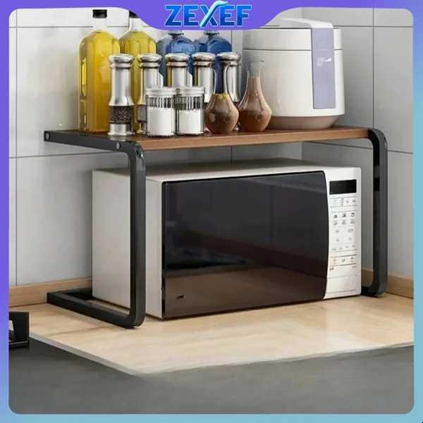 特徴：- 細かい仕上がり、耐久性があり、スペースを節約します。- 必要な付属品をすべてご用意しておりますので、取り付けが簡単です。●電子レンジなどの収納に最適です。仕様:-状態: 100% 新品-材質：人工ボード+スチール- 色: 示されて...