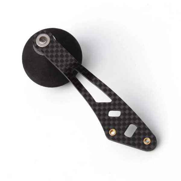 ウミ釣りリールハンドルカーボンファイバー Eva ノブ Materails シングルハンドル穴サイズ 8 × 5/7 × 4 ミリメートル長さ 92 ミリメートルダイウ/アブ/Shman Baitcast DIY Accessery特徴:1...