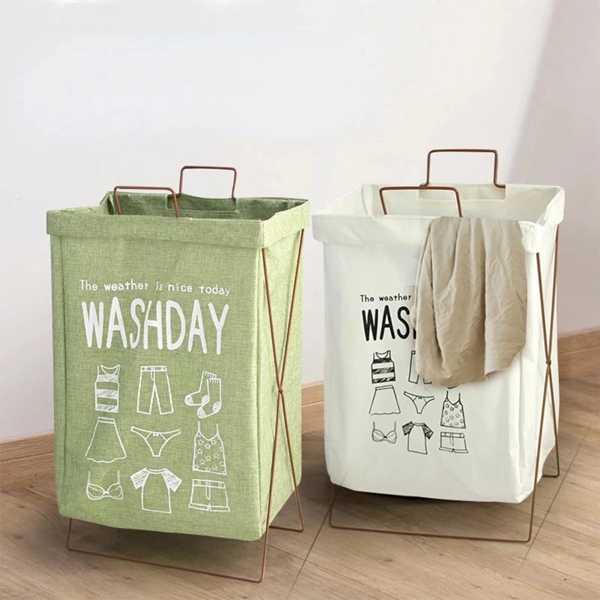 収納スペースを節約する強化鉄フレームを備えた折りたたみ可能なデザイン防水リネン生地は湿気や臭いに強く、濡れたタオルや衣類の保管に適しています。多目的: 洗濯、おもちゃ、家の整理に最適です。