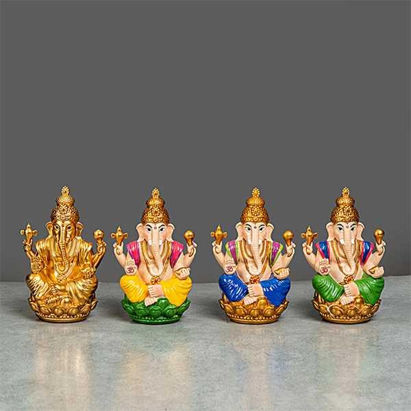 地方特徴:India主題:仏教素材:RESIN銘柄:MagiDeal起源:Cn (原点)MainKey1:Buddha StatueMainKey2:Indian Ganesha Figurine Crafts Feng Shui Gift...