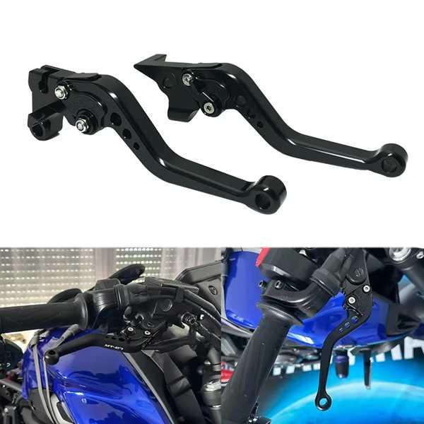 ショートブレーキクラッチレバーヤマハ MT07 MT09 2013-2021 2022 MT-07/トレーサー MT-09 SP ハンドルレバー MT 07 09 オートバイアクセサリーアイテムの詳細:- 状態: アフターマーケットの新品、...