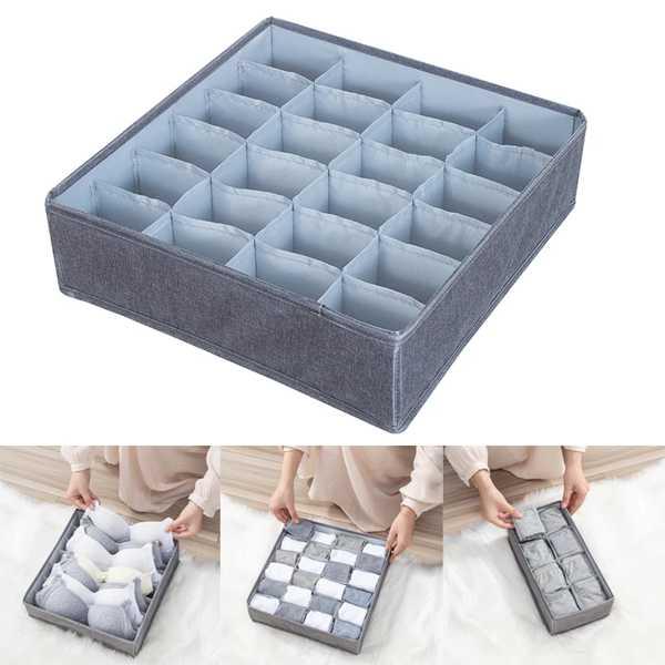 Product information:Color: GreyMaterial: Non-woven fabric, polyester meshFeatures:Store your items with it quickly and n...