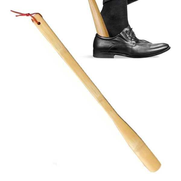 理想的なデザインとサイズ: これらの靴べらはかかとの形状にフィットするように理想的にデザインされており、厚いハンドルは快適なグリップのために磨かれています。テールハンギングバックルのデザインと絶妙な牛革ロープにより、使用しないときは壁、キャ...