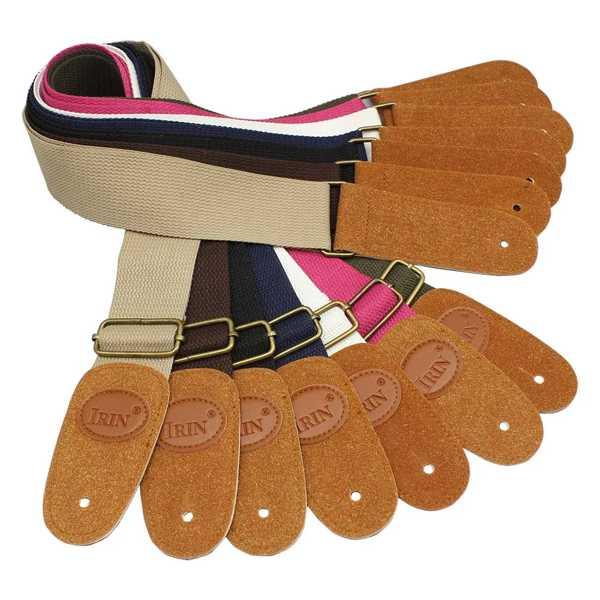 色とりどりのギターベルト,調整可能な純綿,ベース用,エレクトリックアクセサリー特徴:-メタルボタンとダブルレザー、長さ調節可能。-あなたの個人的な状況に応じて、ショルダーストラップの色を自由に合わせることができます。-純綿は、肩の圧力を軽減...