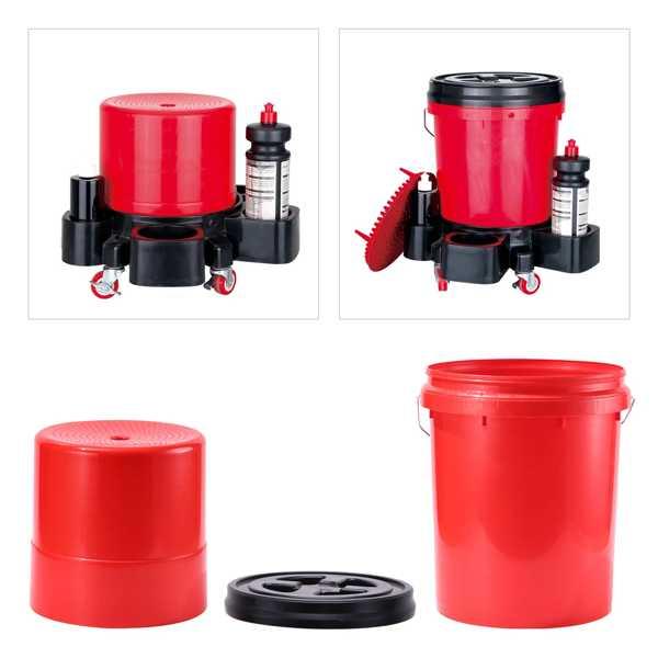 説明:【大容量】洗濯バケツは効果的に物事をより良くするのに役立ち、洗車作業に理想的なアクセサリーです。【取り外し可能】洗車アクセサリーは使用しないときは取り外し可能で、省スペースで便利です。【マルチ機能】バケットチェアは洗車、車のディテール...