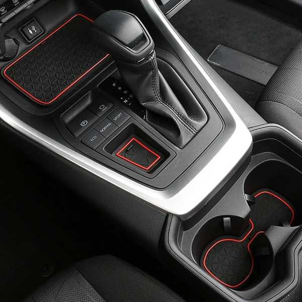 トヨタ RAV4 XA50 2019 2020 2021 2022 2023 RAV 4 ハイブリッド車ノンスリップマットドア溝パッドゲートスロットカップカーアクセサリー