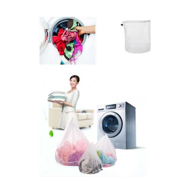 ランドリーバッグ洗える保護小さな繊細な抗変形肥厚再利用可能なガーメントバッグ細かいメッシュトップ素材の服
