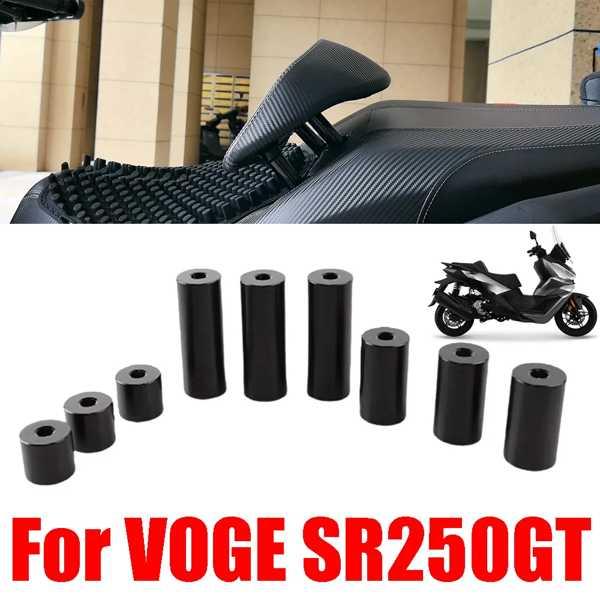 適合車種:VOGE SR250GT用特徴：ドライバーの腰の疲労を効果的に軽減し、運転体験を向上させます。美しさとスタイルを追加し、簡単に取り付けられます。仕様:材質：高品質アルミニウム合金色:ブラックパッケージ内容:1 * セットランバーサ...